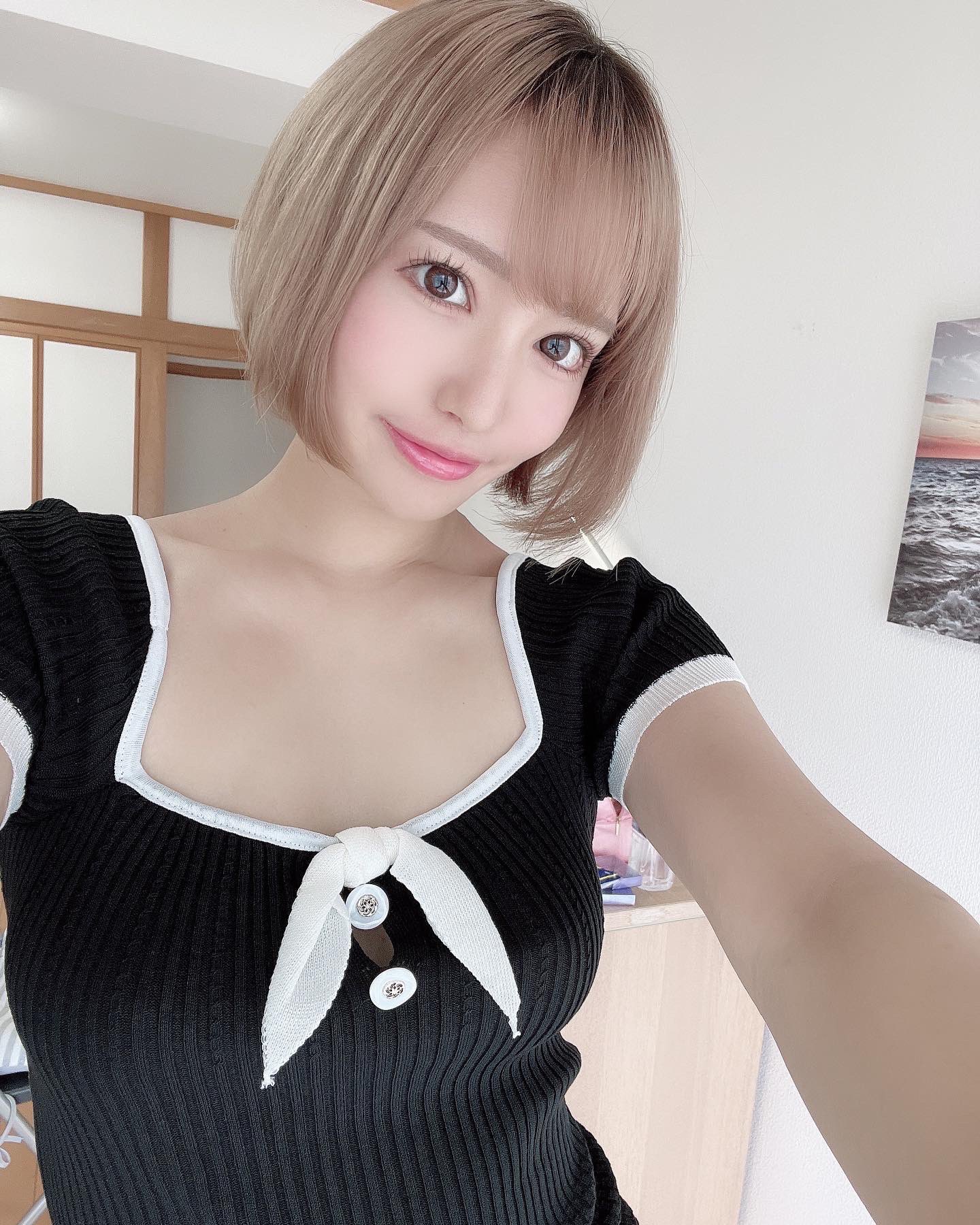 每天分享一个美女——百永纱理奈(黑川纱里奈) 哔哩哔哩