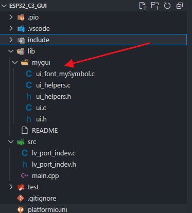 LVGL添加自定义图标字体 - 哔哩哔哩