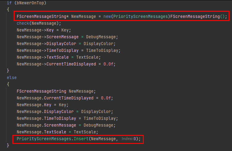 UE4 AddOnScreenDebugMessage实现原理详解 - 哔哩哔哩