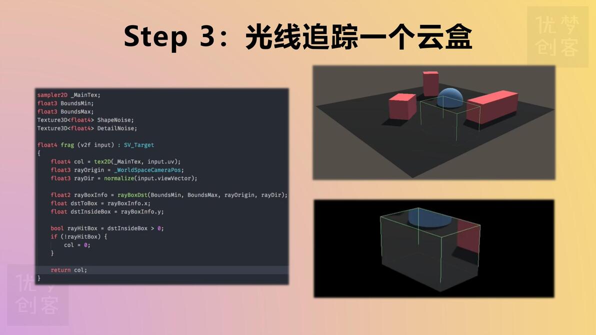 小白也能看懂的Ray March体积云 - 哔哩哔哩