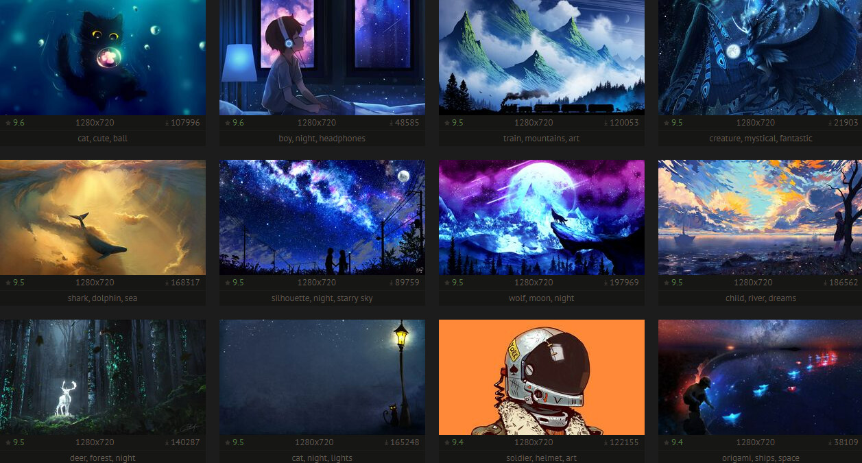 5个精美壁纸网站直接承包你的电脑与手机 - 哔哩哔哩