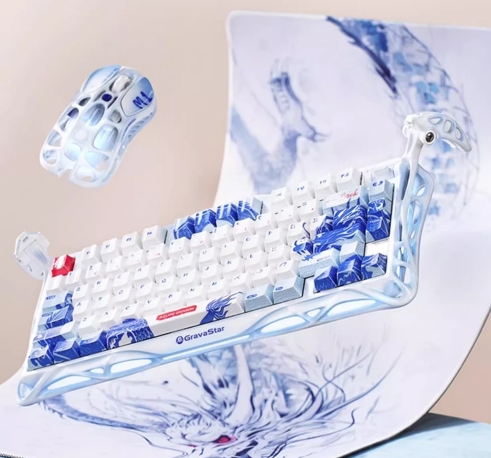 《日·键圈时刻表》迈从新品ZERO75X磁轴键盘发售 重力星球破茧75K1青花瓷限定礼盒上架 - 哔哩哔哩