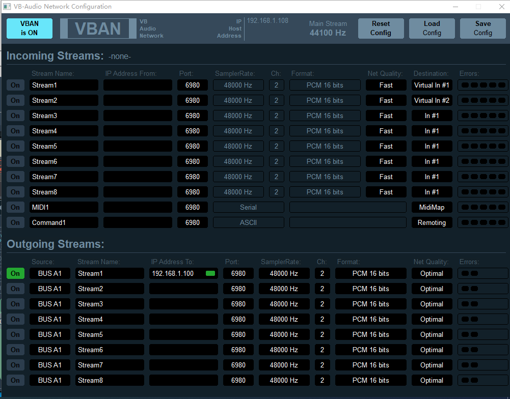 【快乐航】畅想日常 番外（四）本地网络音频串流软件VBAN - 哔哩哔哩