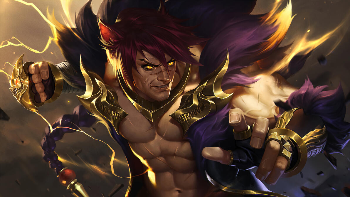 英雄联盟 | 腕豪 瑟提（Sett）| 4K 8K 电脑壁纸 手机壁纸 - 哔哩哔哩