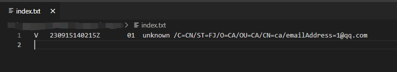 OpenSSL命令行：自建CA&操作CRL - 哔哩哔哩