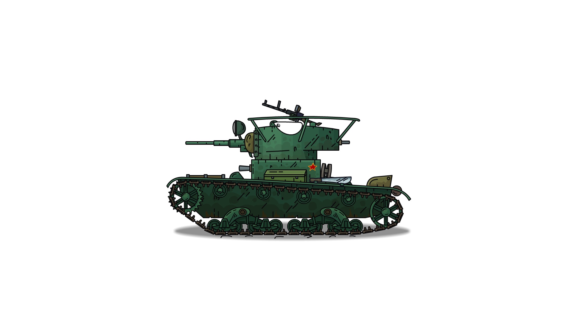 Gerand坦克动画中系坦克素材合集 - 哔哩哔哩