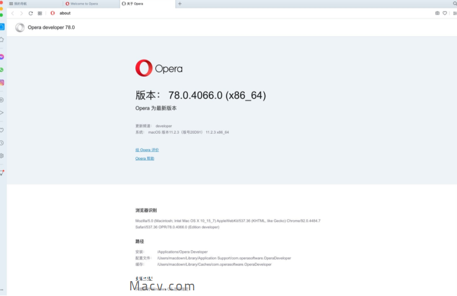 Opera Dev for Mac(欧朋浏览器) v78.0.4066.0开发版 - 哔哩哔哩
