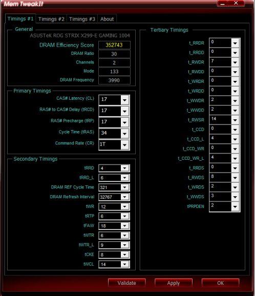 华硕X299 CPU超频以及内存超频小分享 - 哔哩哔哩