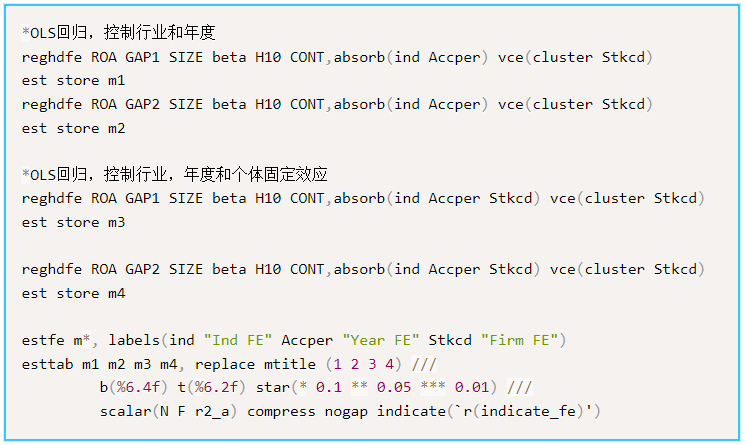 Stata基础：快速输出ols回归结果 哔哩哔哩 