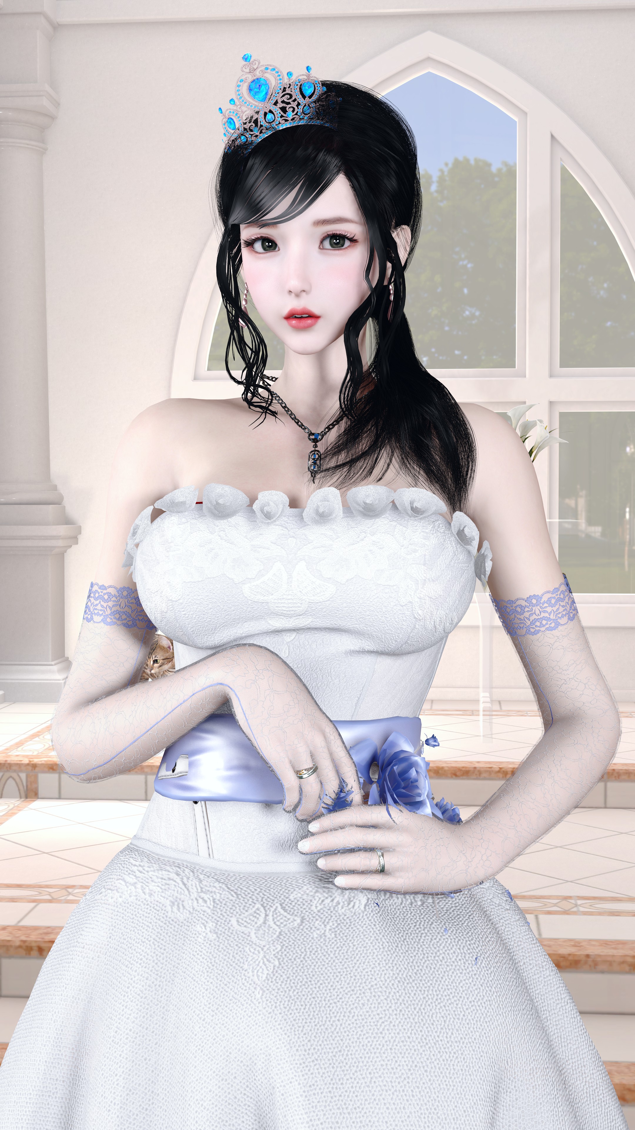 D153 VAM人物Mod 场景 服装 新娘子神秘服装 - 哔哩哔哩