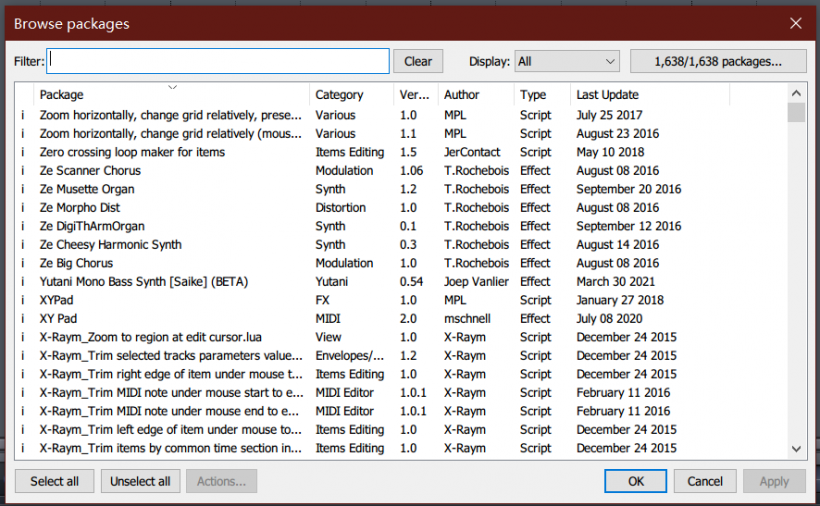 Reaper 小贴士：背起 ReaPack 的无限可能行囊——包管理器 ReaPack 入门教程 - 哔哩哔哩
