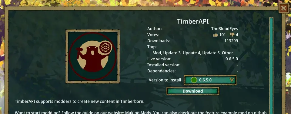 【Timberborn海狸浮生记】mod教程 - 安装篇 - 哔哩哔哩
