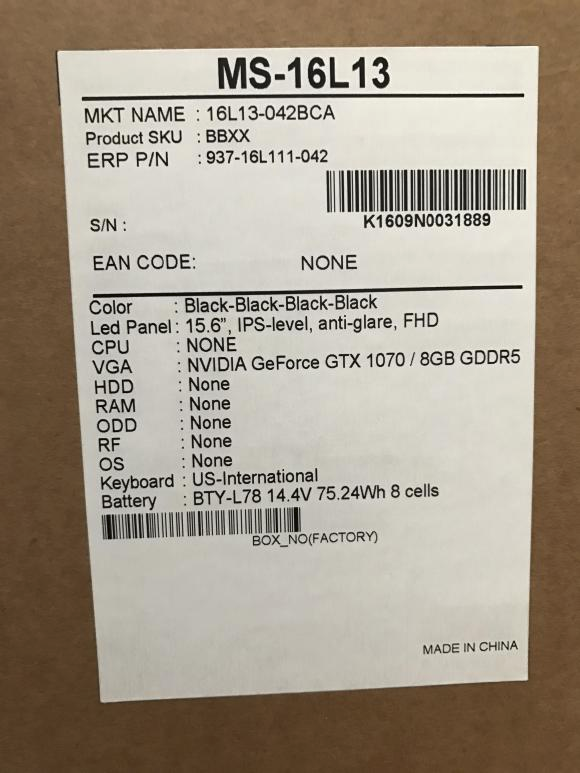 关于微星 MS-16Lx系列 - 哔哩哔哩