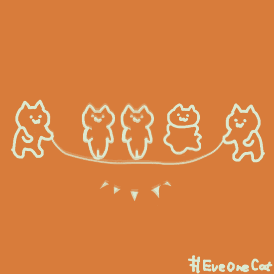 送Everyday one cat全套表情包，请自取～（eveonecat）看到就是赚到 - 哔哩哔哩
