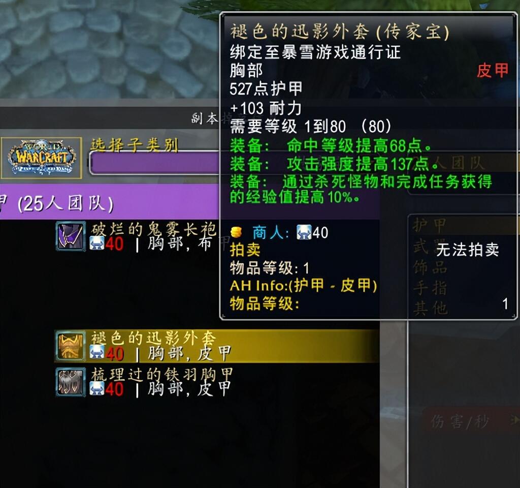 魔兽世界怀旧服：传家宝详解，最多可以多25%经验加成 - 哔哩哔哩