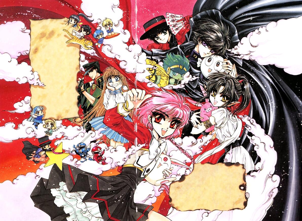 【高清资源】CLAMP原画集① - 哔哩哔哩