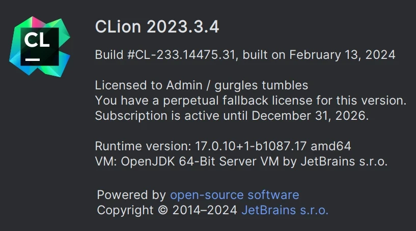 CLion2024最新版激活破解教程，亲测有效（附激活工具+激活码)-持续更新永久维护 - 哔哩哔哩