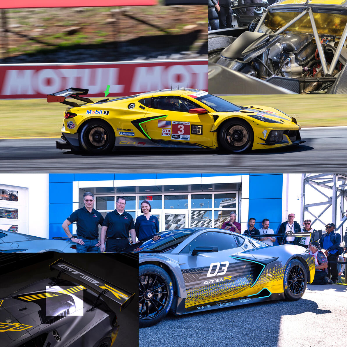 【GT3】科尔维特C8 Z06 GT3.R都有哪些升级？ - 哔哩哔哩