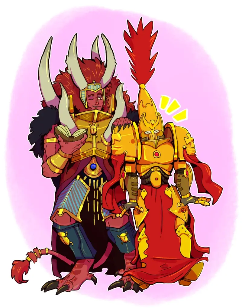 【光头战锤小百科】战锤40K——马格努斯 - 哔哩哔哩