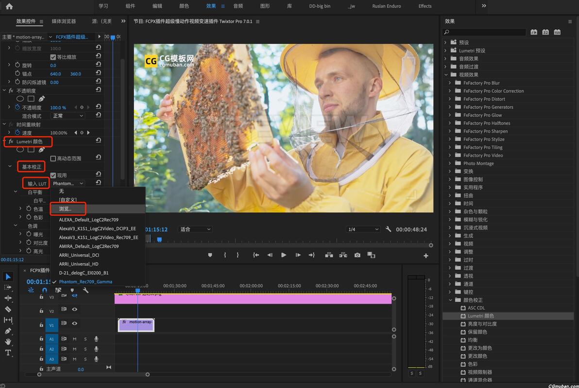 LUTs调色预设怎么用？lut预设批量导入FCPX/PR/AE/PS/Davinci 详细教程 - 哔哩哔哩