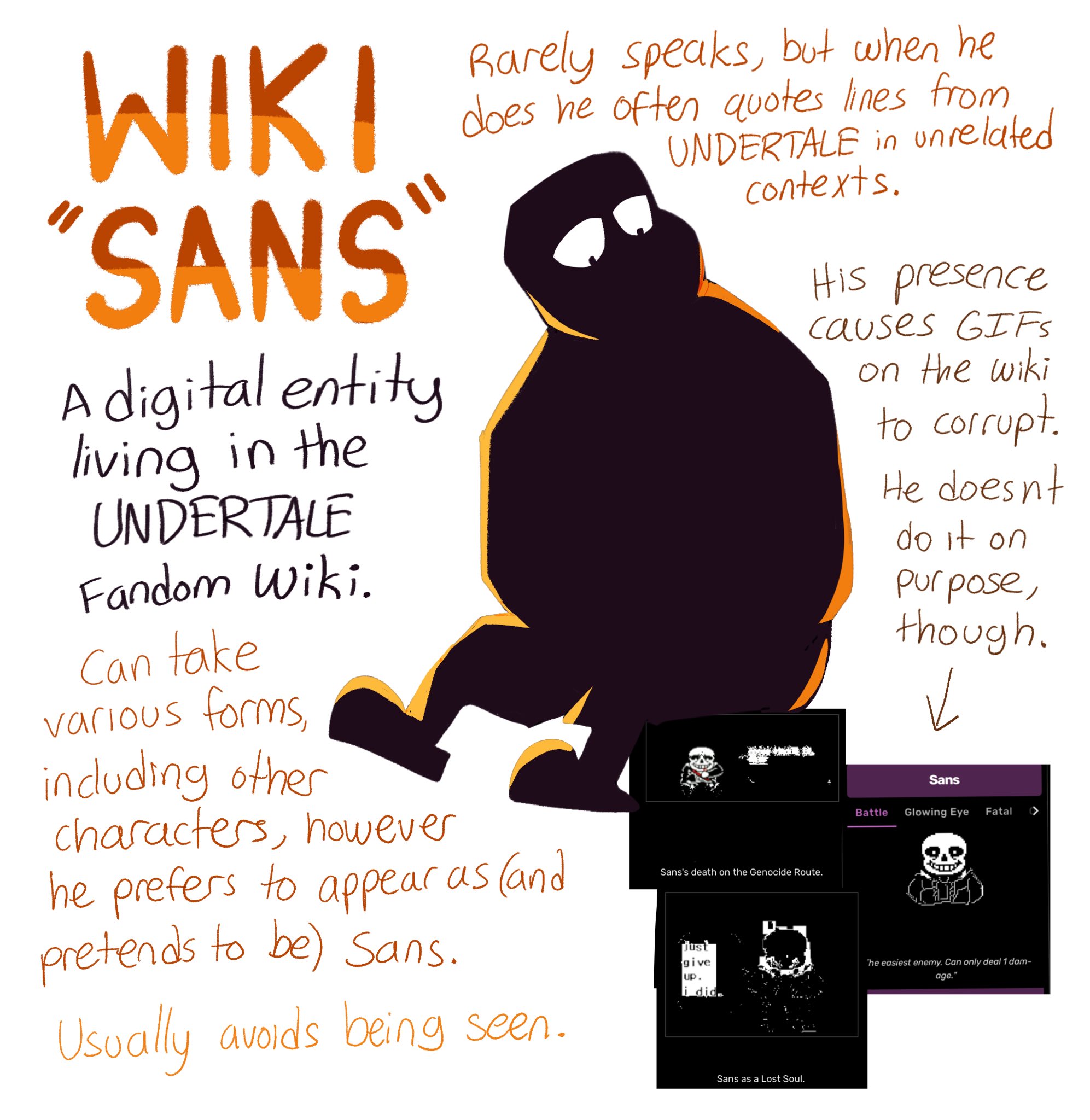 UNDERTALE AU编年史#8：Wiki Sans/维基衫斯 - 哔哩哔哩