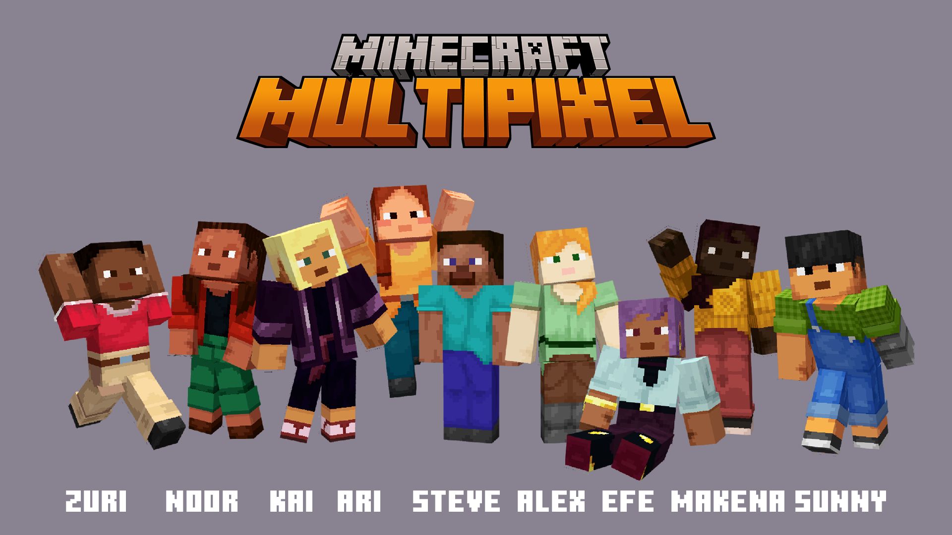 乘方像素基岩版默认皮肤包 - 哔哩哔哩