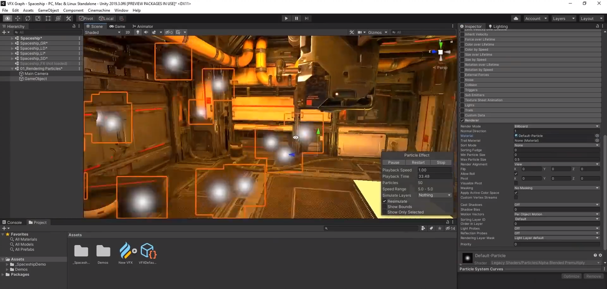 Unity学习笔记 Vol.72 使用 Visual Effects Graph 渲染粒子 - 哔哩哔哩