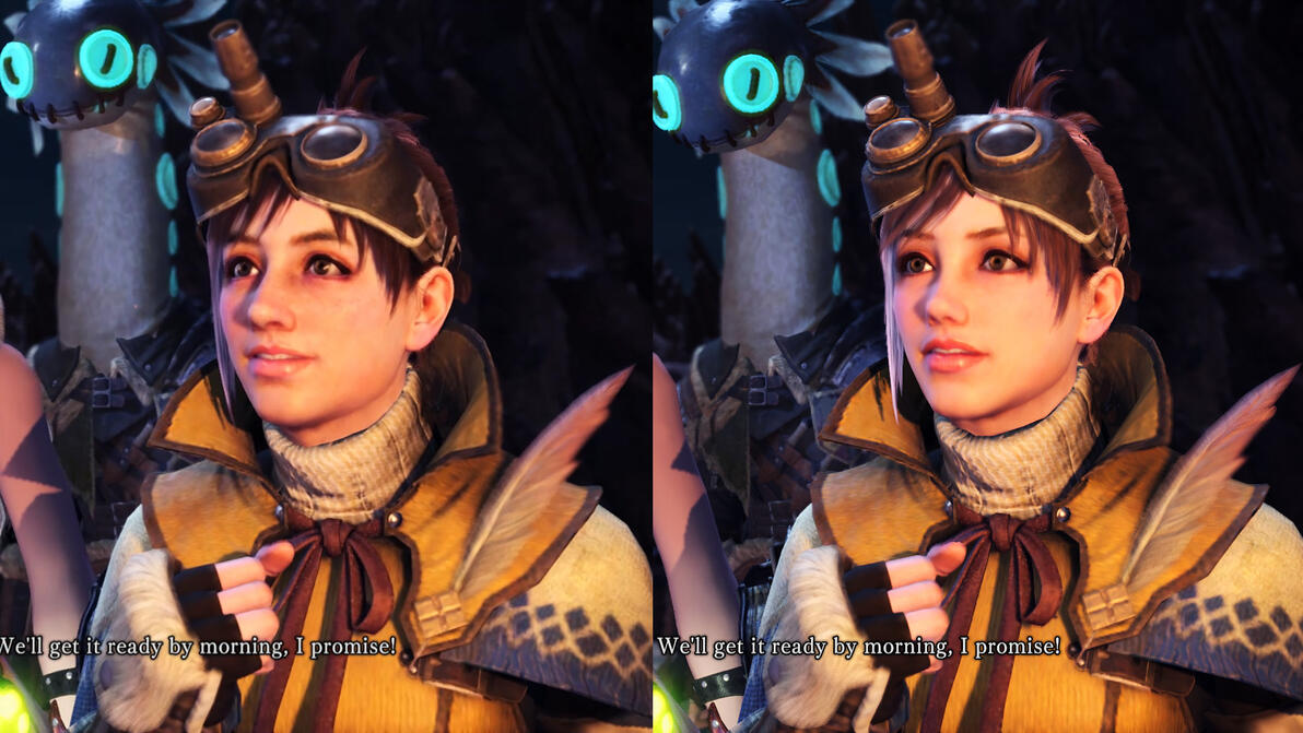 《怪物猎人世界》美化MOD 这个Aibo美美哒 - 哔哩哔哩