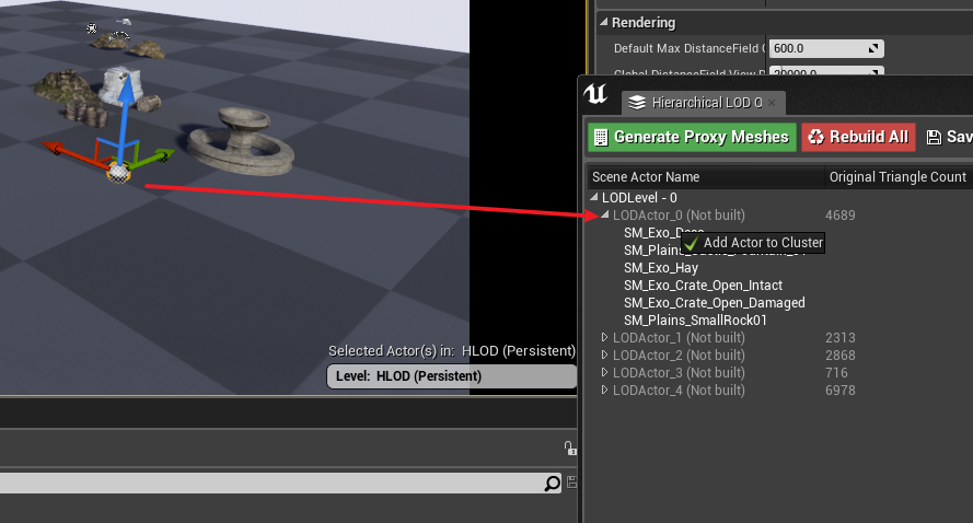 【UE4】HLOD和代理模型、实例化静态模型 - 哔哩哔哩