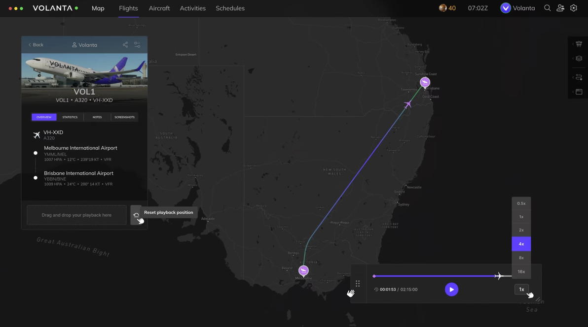 Volanta 更新至 v1.6 – 飞行播放控制、改进的地图等 - 哔哩哔哩