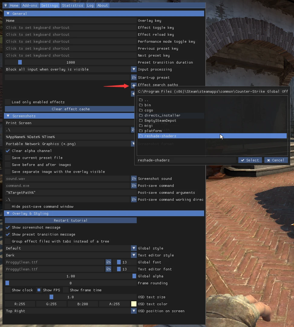 【CS:GO】全网最详细使用ReShade插件进行地面打蜡「新手向」 - 哔哩哔哩