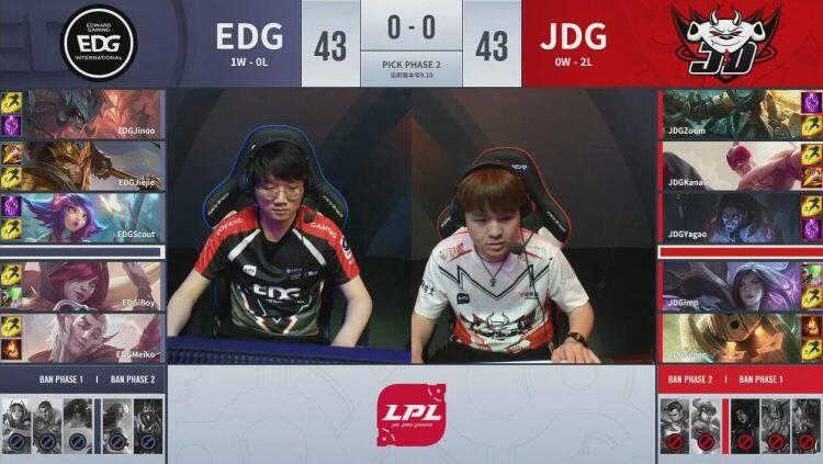 LPL最强00后野王？JIEJIE力压GRF打野，JDG四个BAN位都没限制住！ - 哔哩哔哩