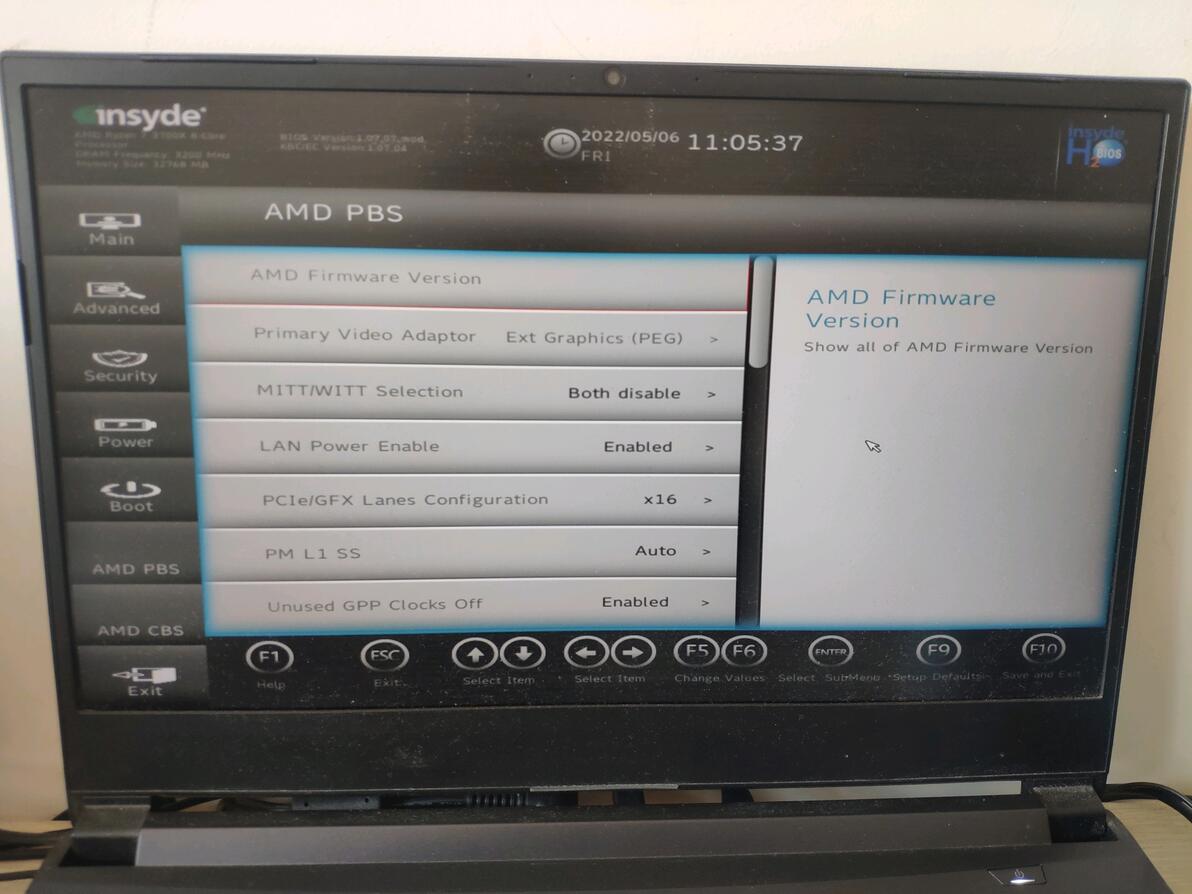 【教程】Insyde H2O图形化BIOS解锁隐藏高级选项详细流程（适用于蓝天NH55） - 哔哩哔哩