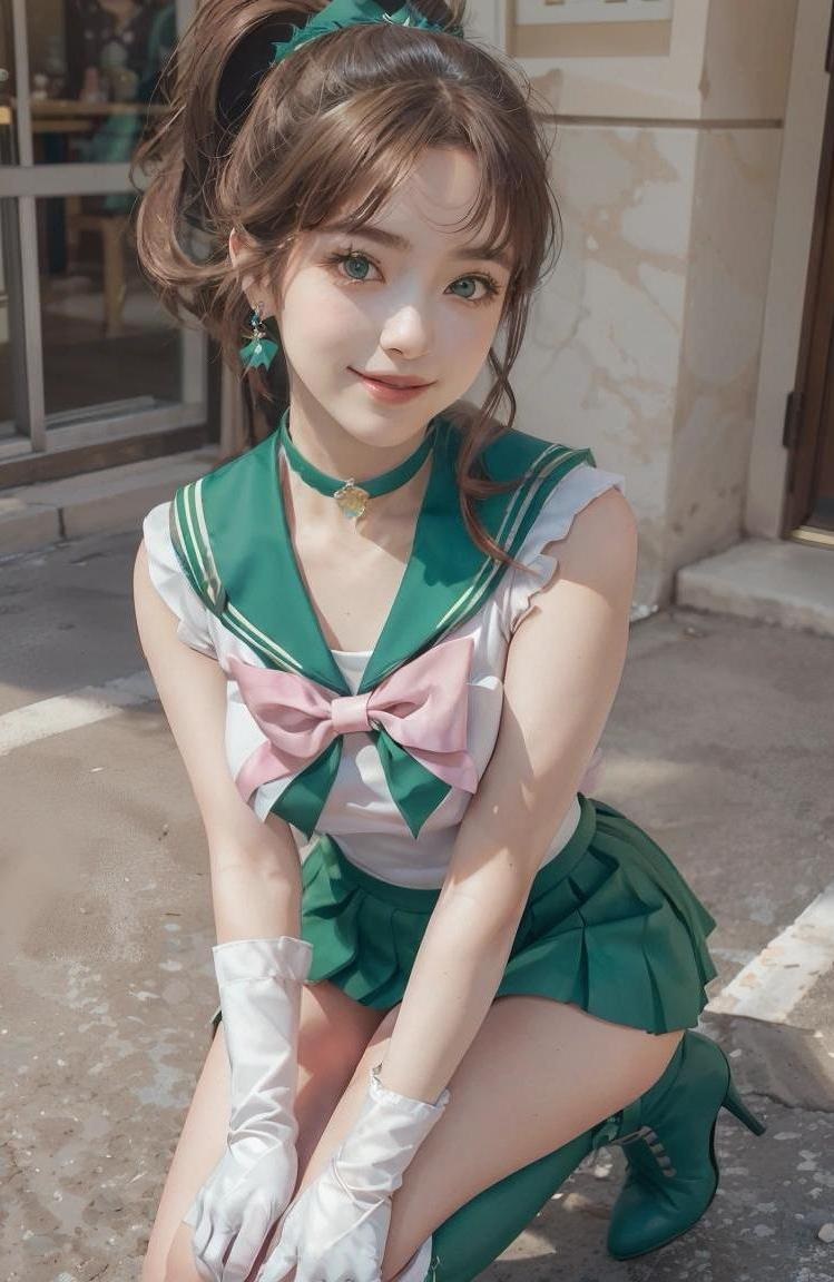 美少女战士木星，精致到酷似cosplay美女，ai绘画生成的美少女战士喜欢不？ 哔哩哔哩