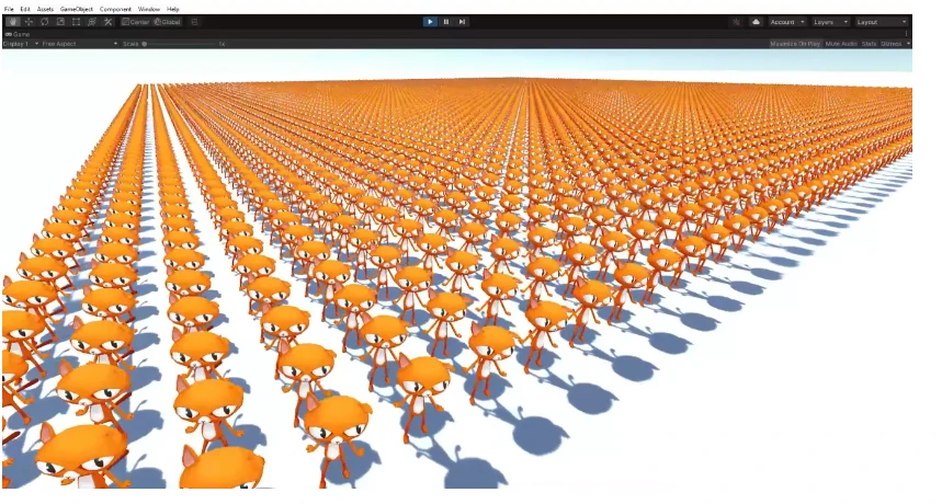 UNITY3D DOTS万人同屏战斗解决方案，弹幕游戏 - 哔哩哔哩