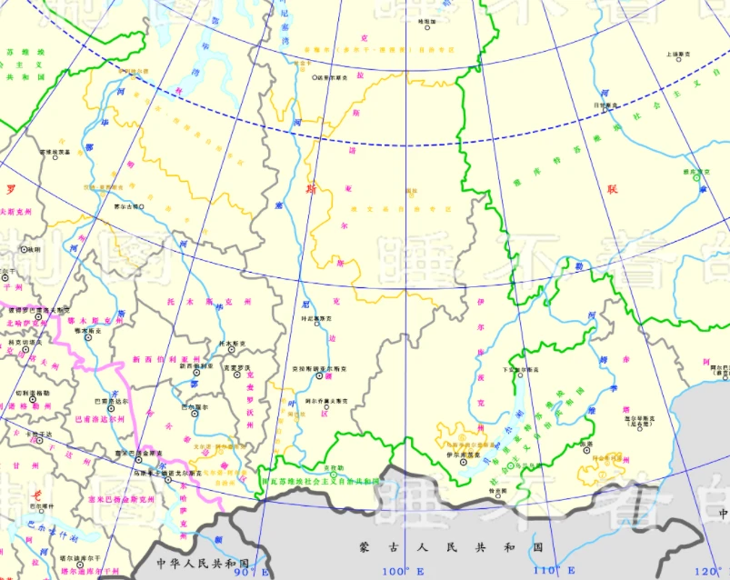 全网高清！推荐收藏！最清晰的苏联常设行政区划地图！（1985）【附苏联行政区划一览表 - 哔哩哔哩