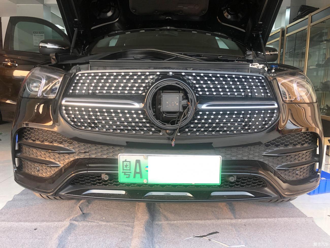 22款奔驰GLE350e改装23P辅助驾驶，全速巡航L2半自动驾驶 - 哔哩哔哩