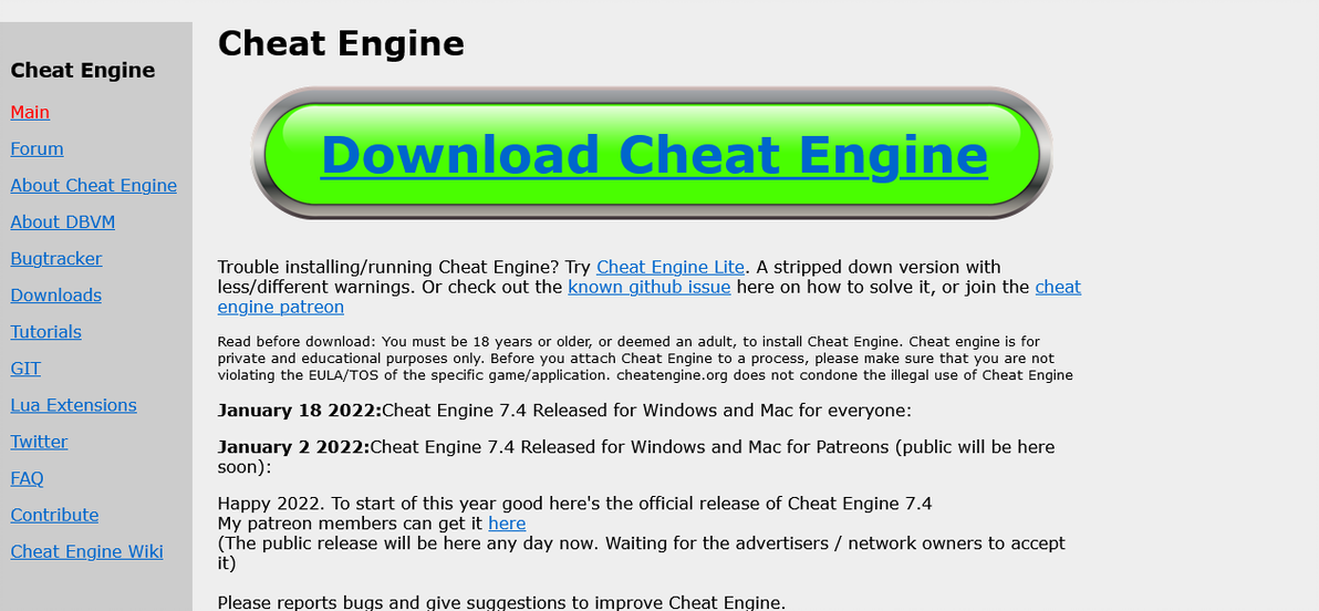[CECourse]Cheat Engine下载&配置 - 哔哩哔哩
