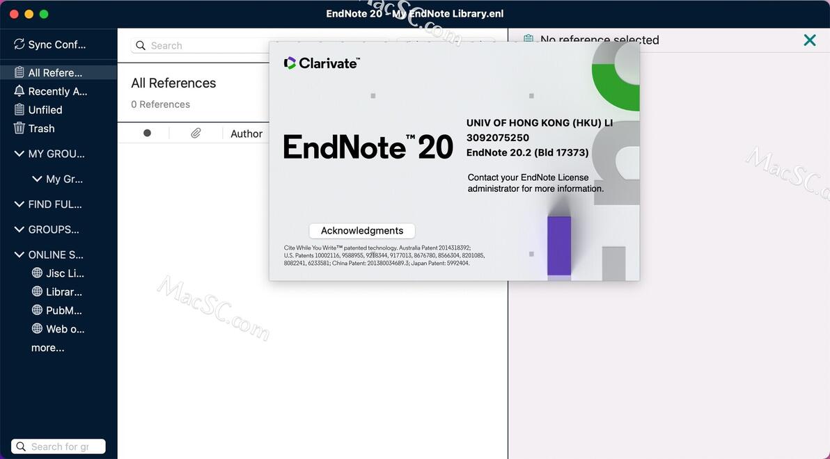 EndNote 20 Mac/win(文献管理软件)激活版下载 - 哔哩哔哩