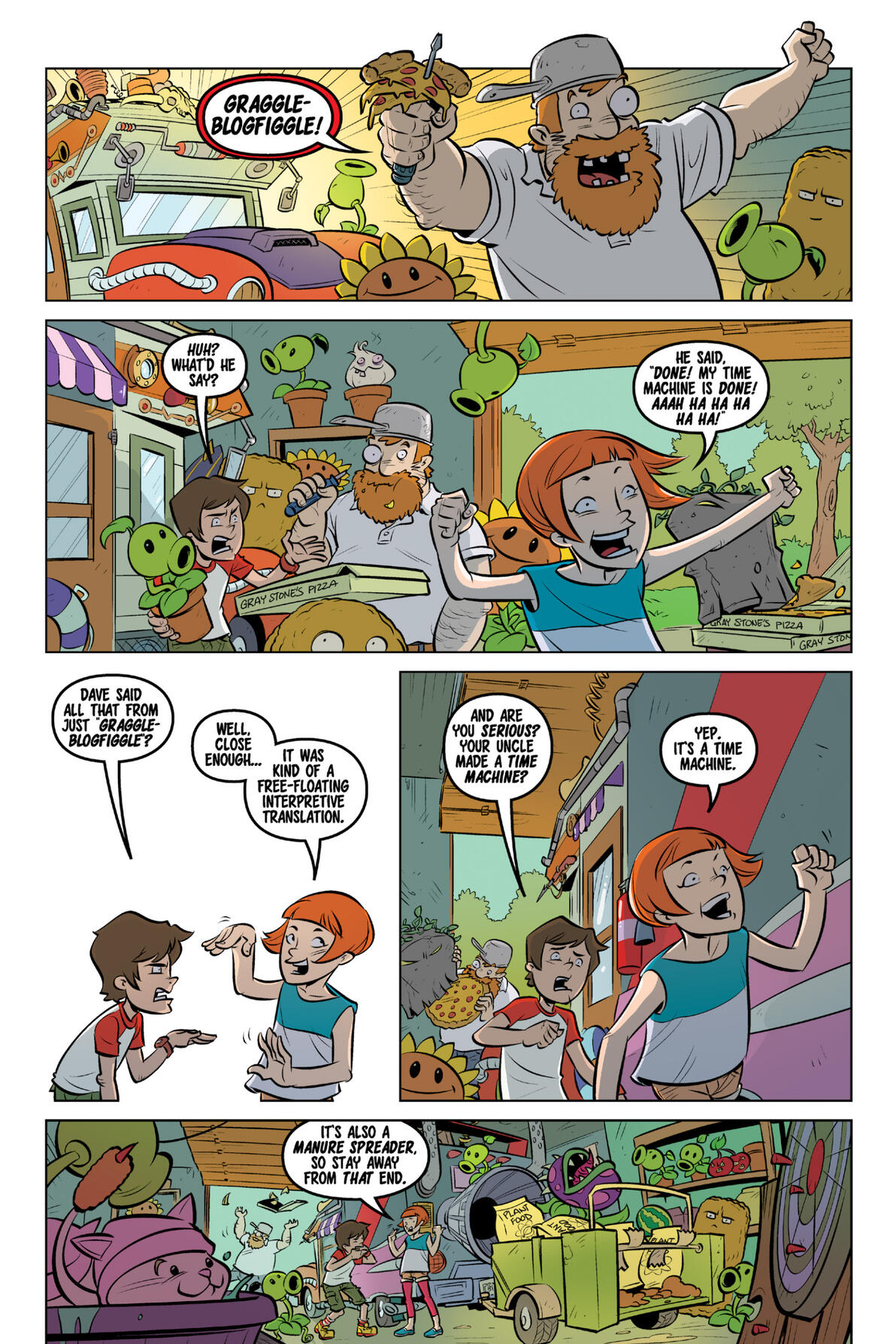 《Plants vs Zombies》（植物大战僵尸）漫画高清彩色电子扫描原版，合订本2 - 哔哩哔哩