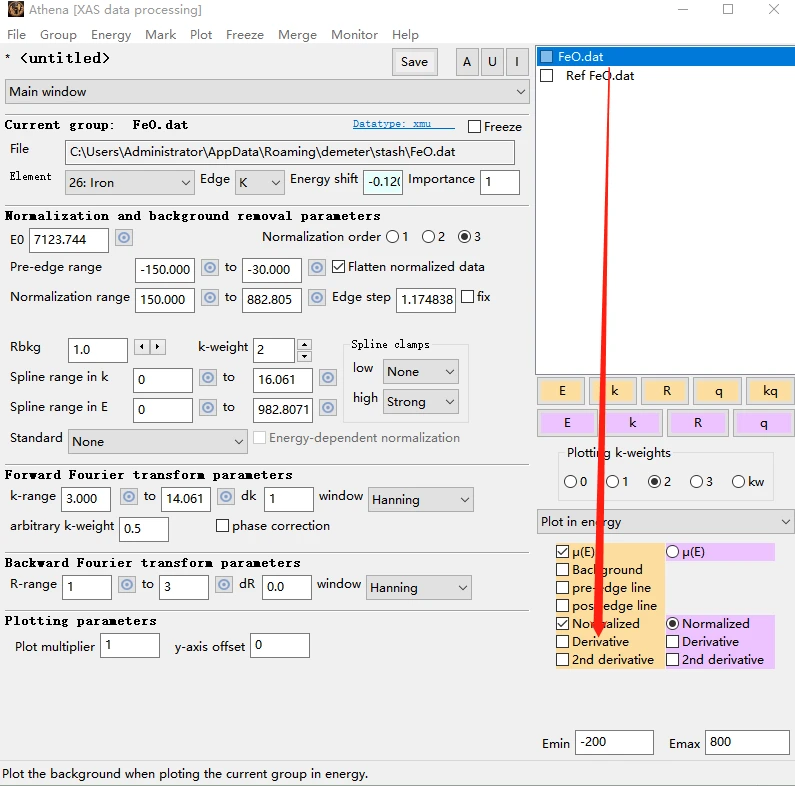 顶刊必备，同步辐射XAFS数据拟合Athena教程一网打尽 - 哔哩哔哩
