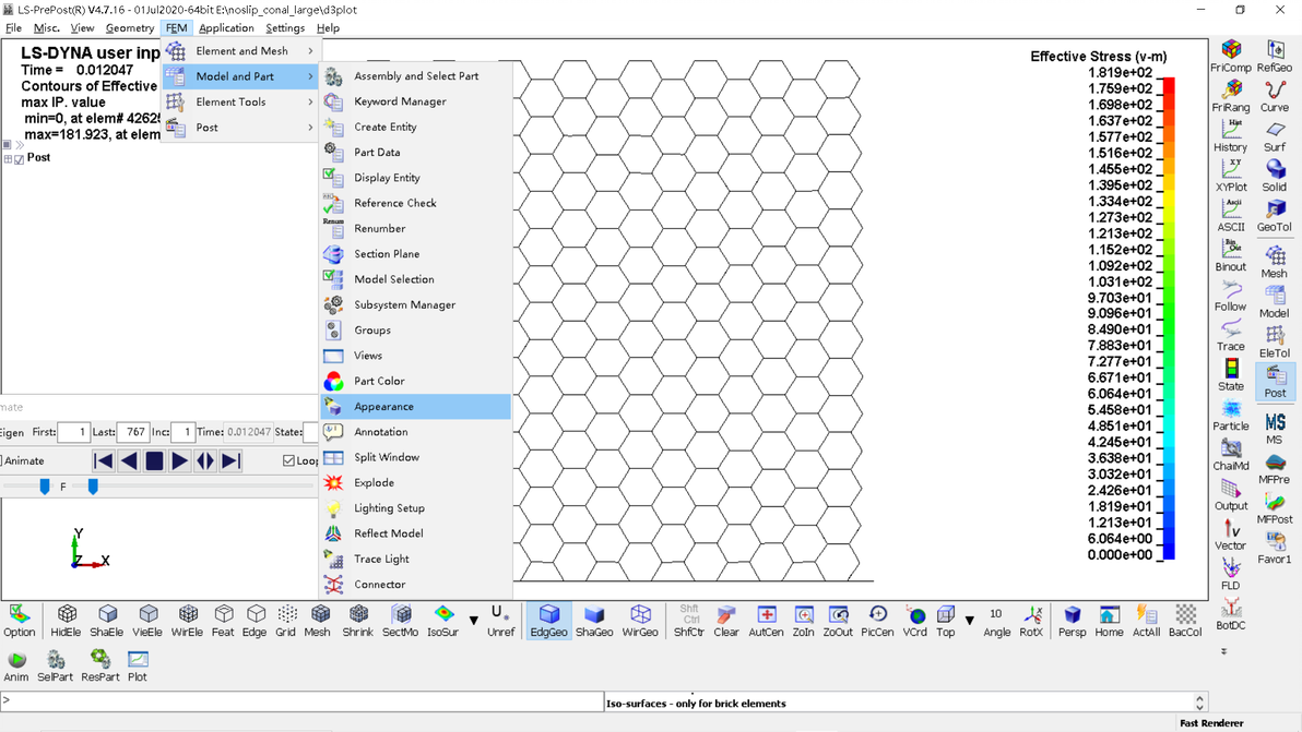 LS-PrePost v4.7使用小技巧 - 哔哩哔哩