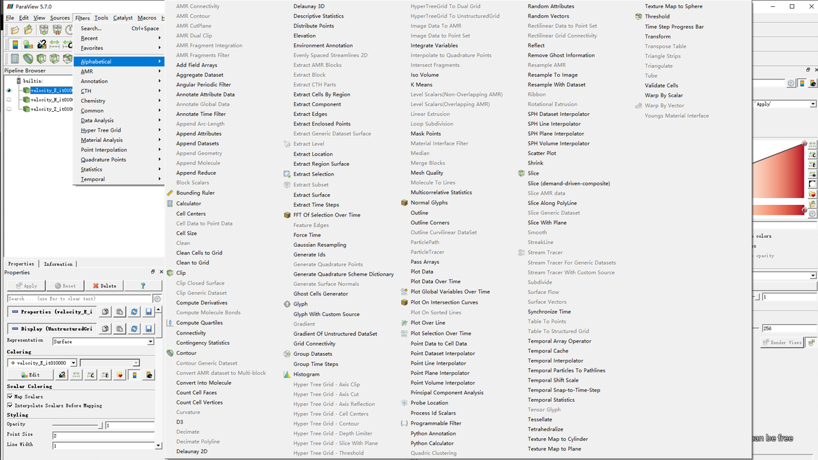 利用Paraview内置编程计算处理vtk文件 - 哔哩哔哩