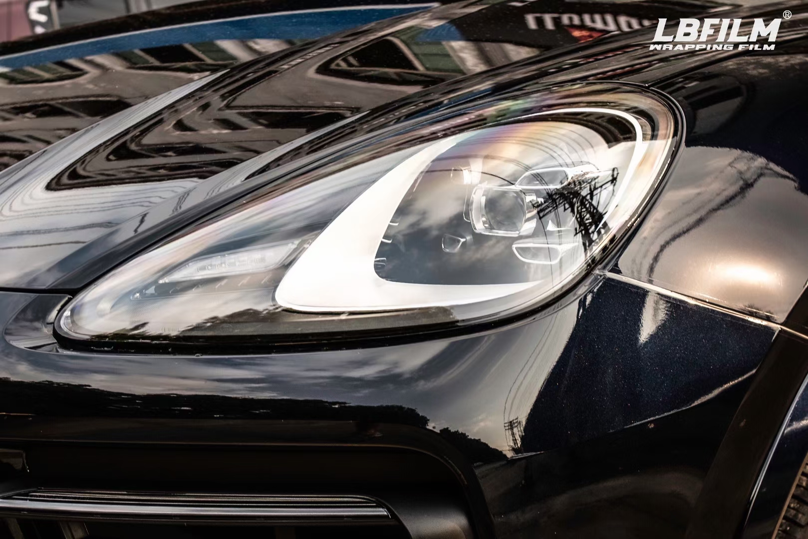 保时捷卡宴LBFILM漆面膜，怕喷漆选LB - 哔哩哔哩