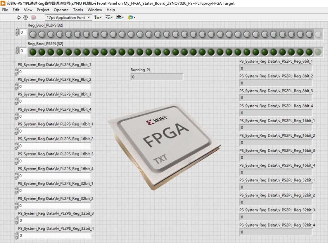 第6章>>实验6：PS(ARM)端与PL端(FPGA)通过Reg寄存器交互《LabVIEW FPGA ZYNQ宝典》 - 哔哩哔哩