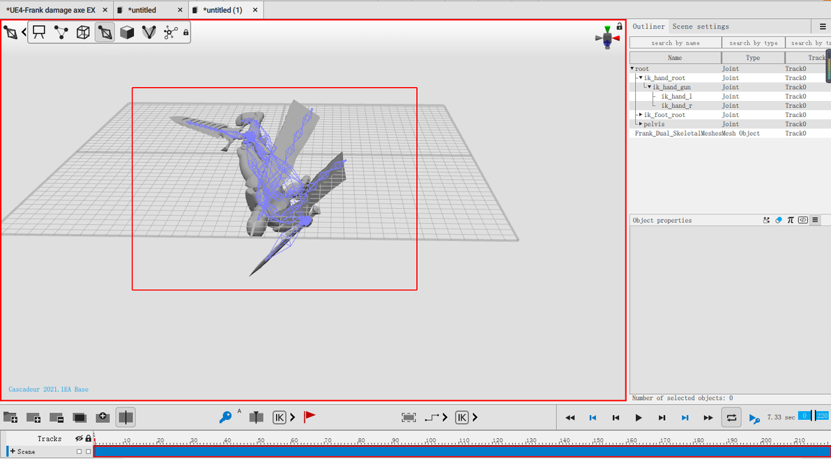 将UE4动画、模型场景导入导出到UNITY ，以及Cascadeur编辑动作 - 哔哩哔哩