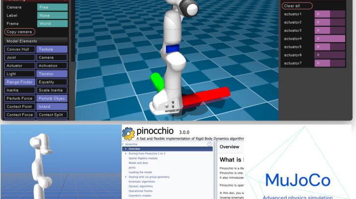 （升级版）Matlab机器人工具箱、Pinocchio、Mucojo验证7轴机械臂正运动学、雅克比矩阵 - 哔哩哔哩