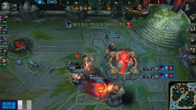 LOL：鏖战三局2-1拿下DWG，SKT保住LCK传统豪门的最后颜面！ - 哔哩哔哩
