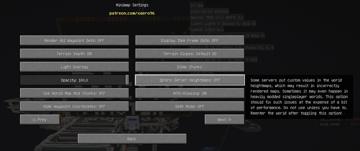 [汉化]Xaero's 小地图&世界地图汉化资源包 - 哔哩哔哩